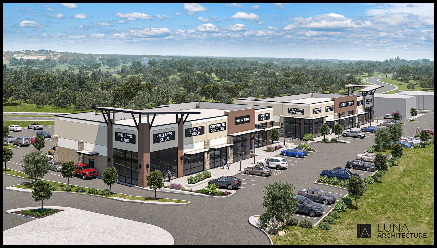 Retail Development for single and multi tenant centers